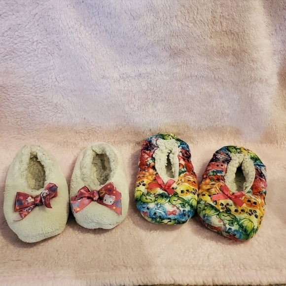 Hello Kitty & Shopkins | Shoes | Girls Fleece Slip On Shopkins Hello ...